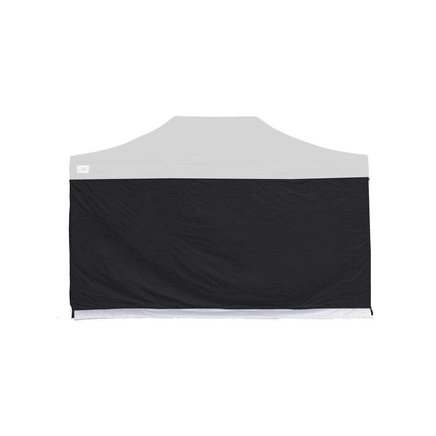 Buy 4.5m Pro Pop Up Gazebo Black Blank Single Side Panel