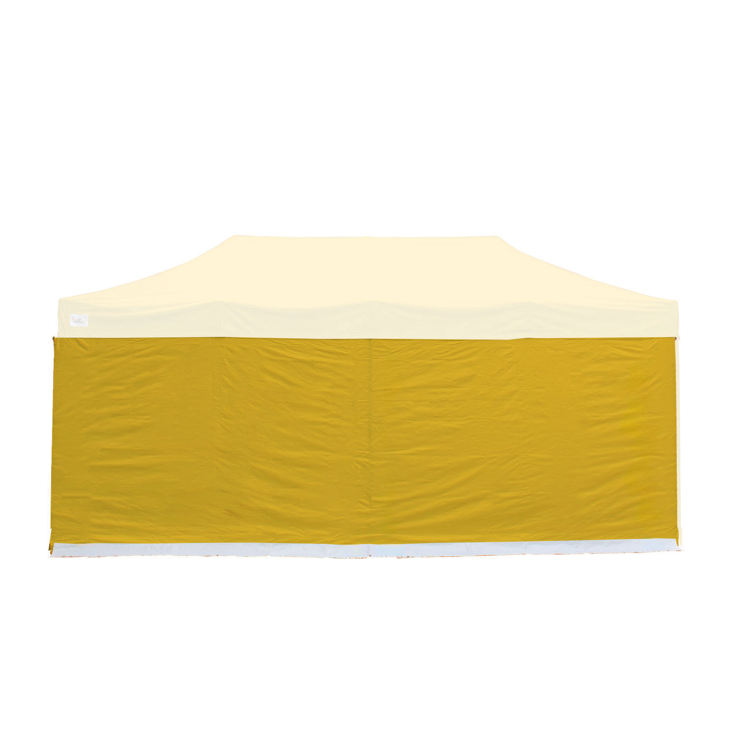 Buy 6m Pro Pop Up Gazebo Yellow Blank Single Side Panel